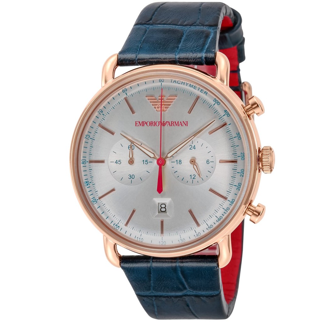 [Emporio Armani] Watch AVIATOR AR11123 Men's Navy [Parallel Import ...