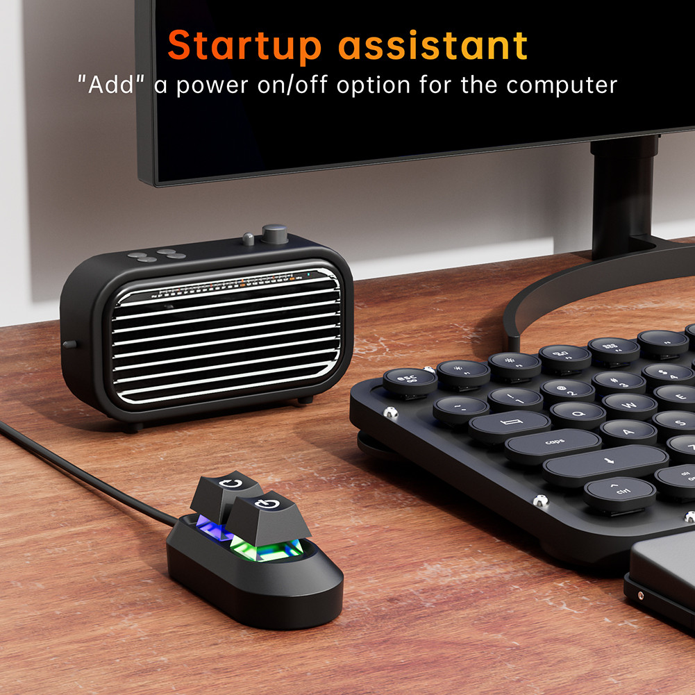 2M Mechanical Key External Power On Off PC Power Switch Button PC ...