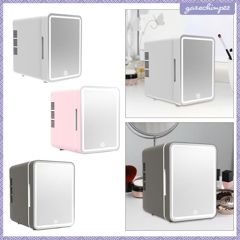 [ Mini Small Fridge 4L with Light Mini Refrigerator for Dorm Room Home ...