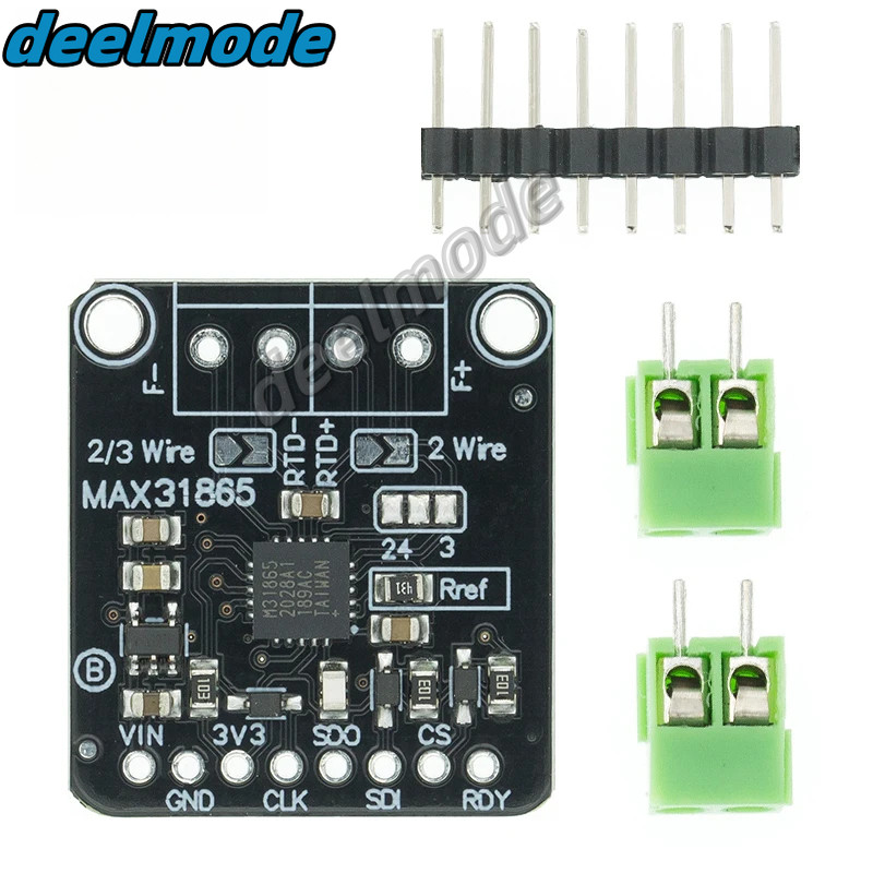 MAX31865 PT100/PT1000 RTD-to-Digital Converter Board Temperature Thermocouple Sensor Amplifier ...