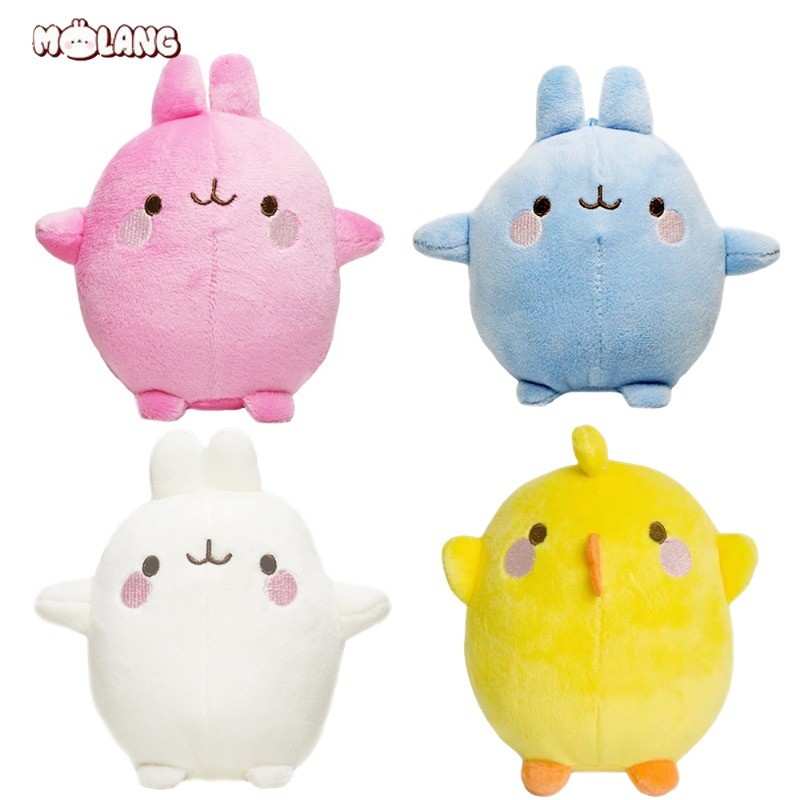 JAMXUN Genuine 14cm MOLANG Piu Piu Plush Toys Pendant Cartoon Animal ...