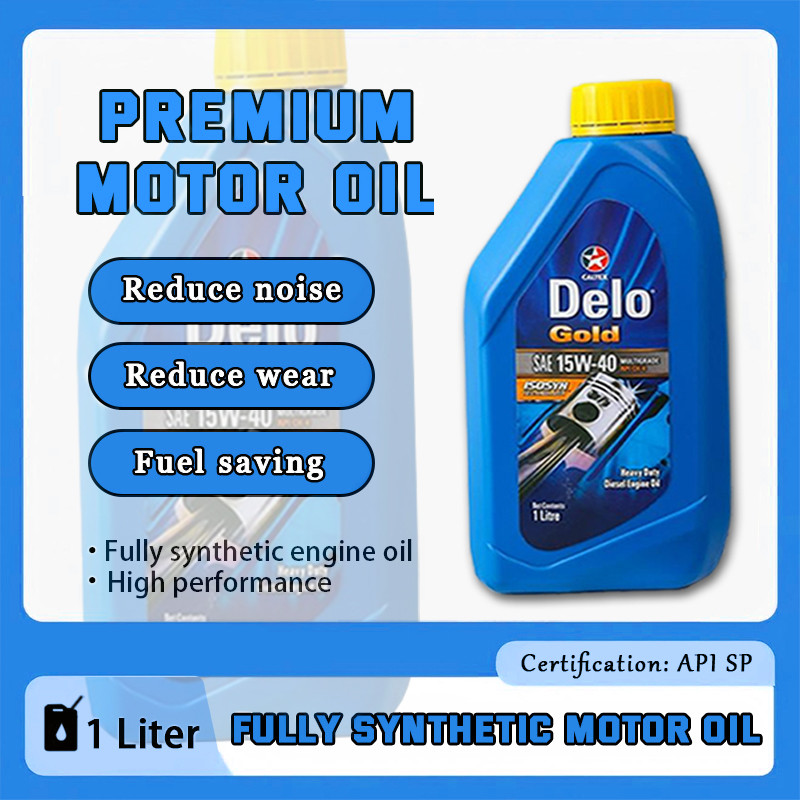 【Buy 1 Take 2】 Caltex Delo Gold 15W-40 1Liter Multigrade API CH-4 Heavy ...