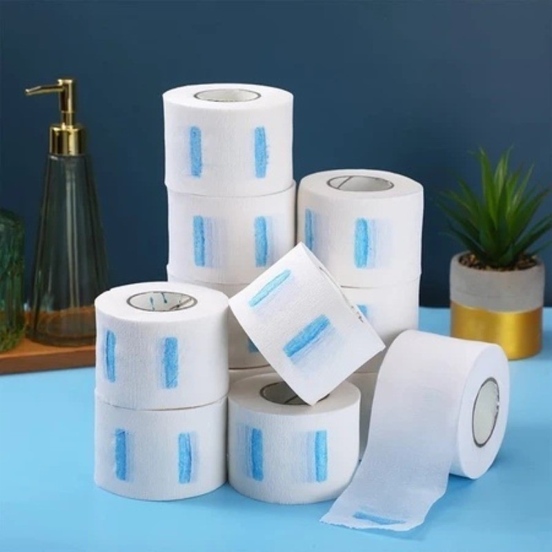 5 Rolls Neck Tissue Roll for Salon/ Barbers Use Disposable Tissue ...
