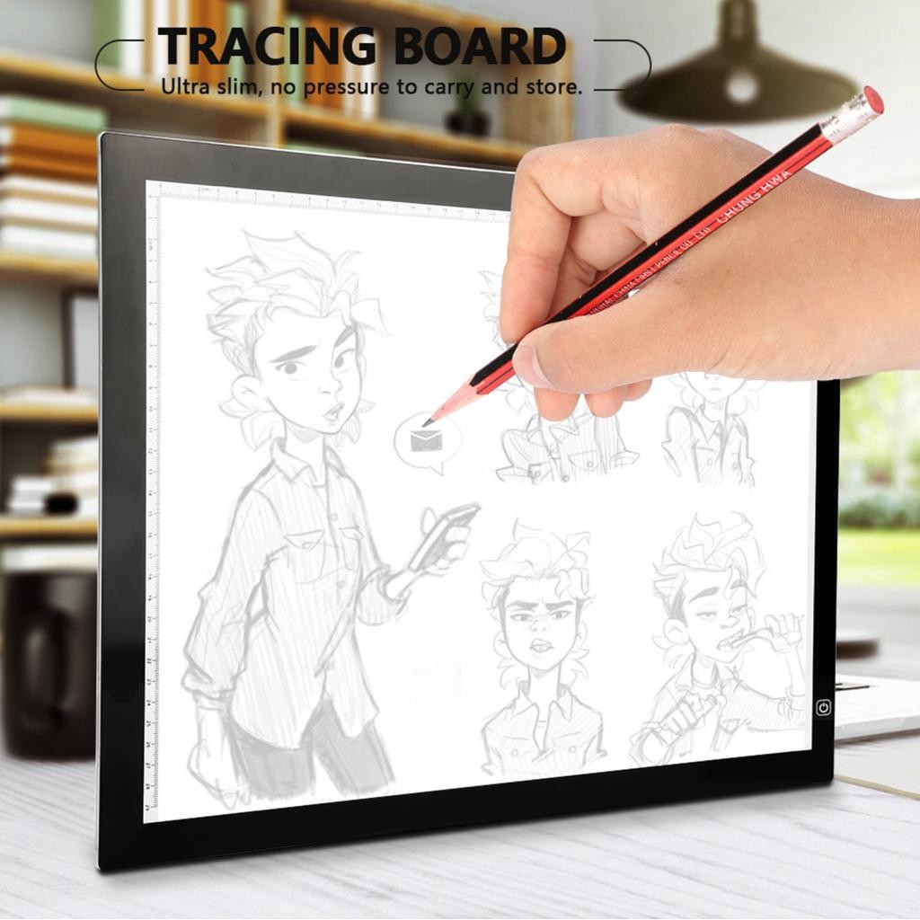 Piaoliangmm A3 LED Light Box Graphics Tablet Touchpad for Drawing and ...