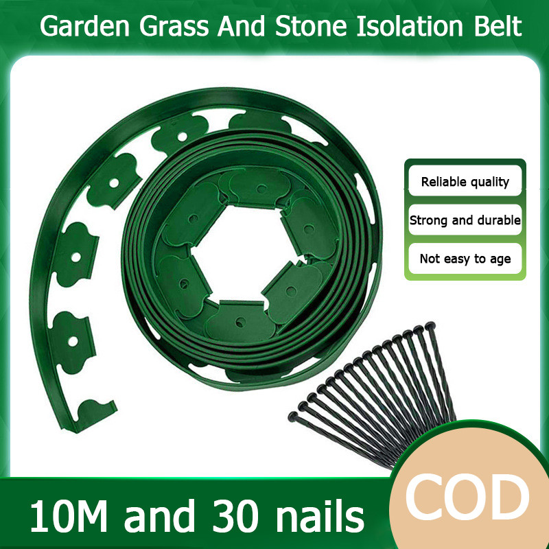 10M Landscape Edge Garden Edge Edge Bar Rubber Landscape Edge No Dig ...