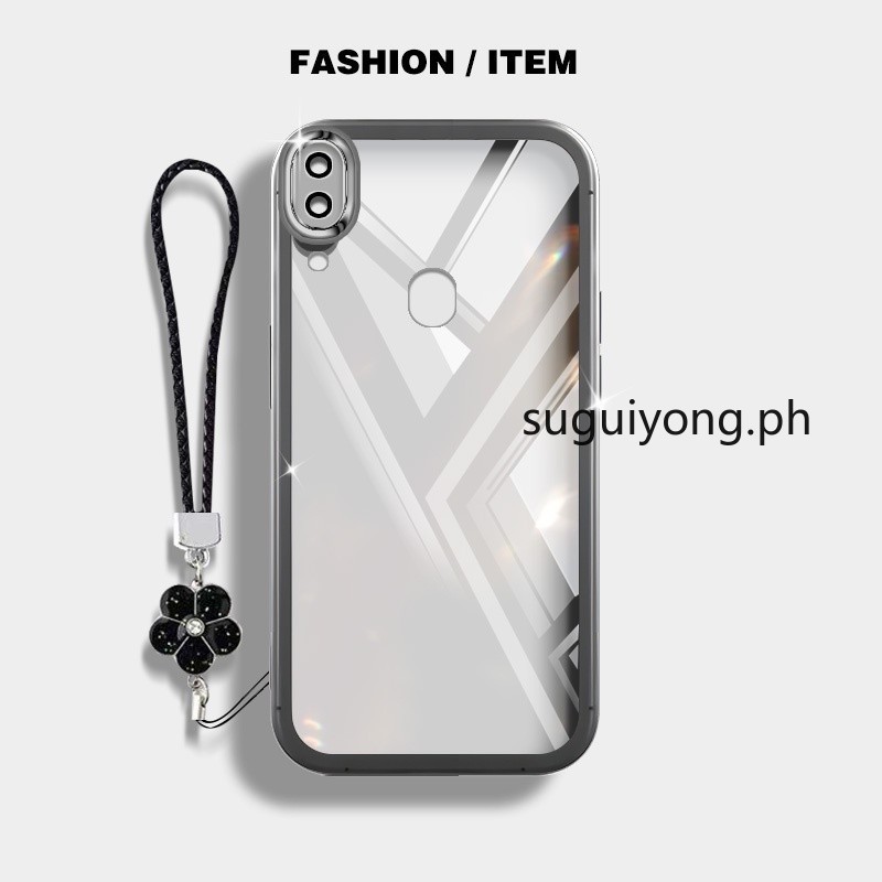 Casing Samsung Galaxy A10S A10 M10 A30 A20 Transparent with Protective ...