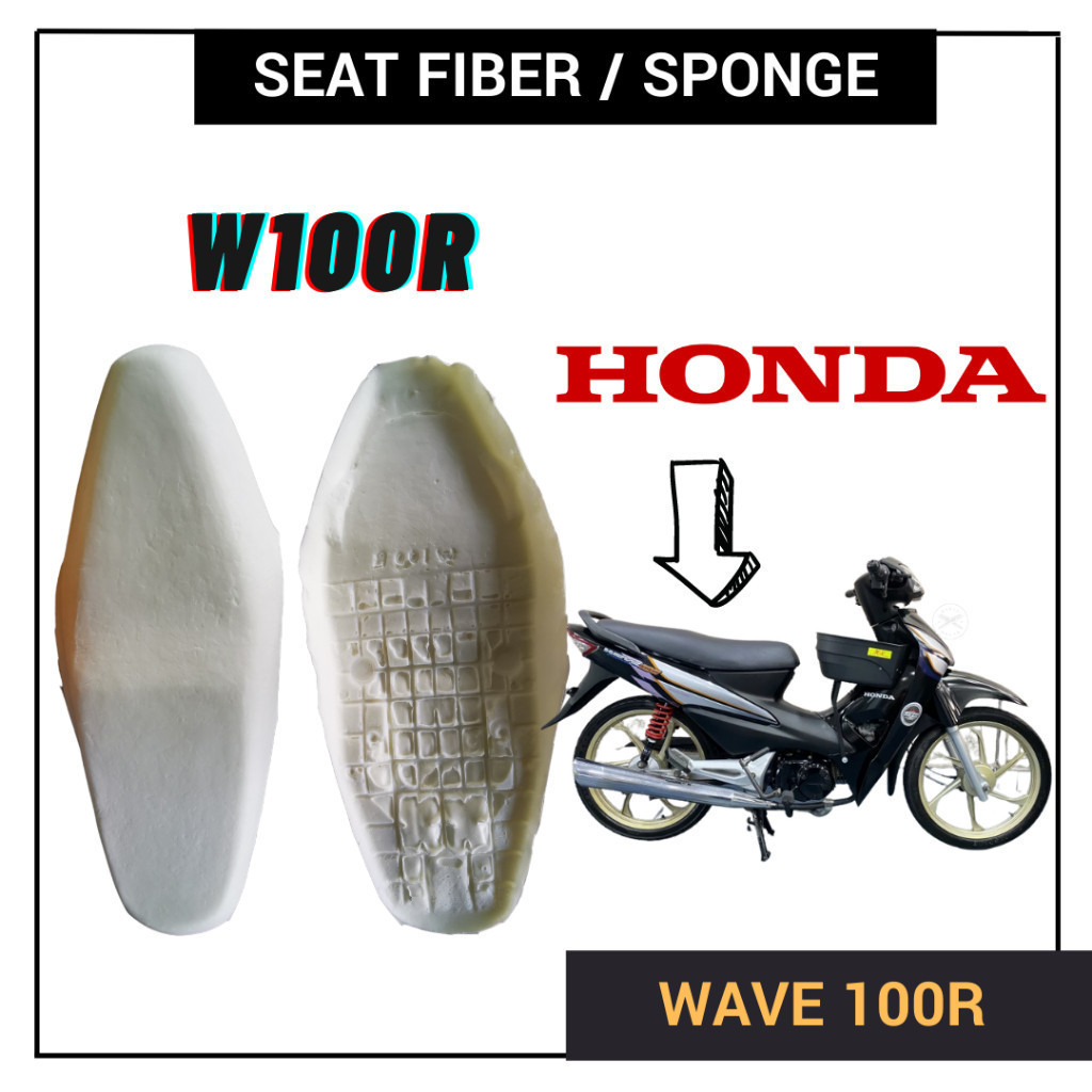 HONDA W100R WAVE 100R SPAN SEAT FIBER SPONGE PU FORM KUSYEN DOUBLE ...