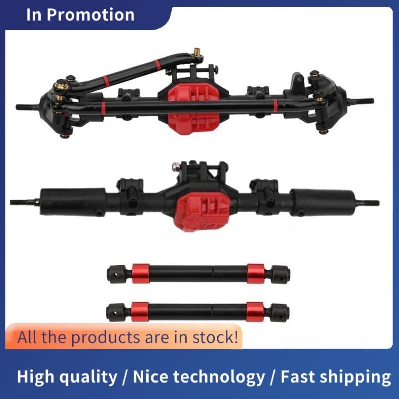 2Pcs Front and Rear Differential Axle with Drive Shaft for Axial SCX10 ...