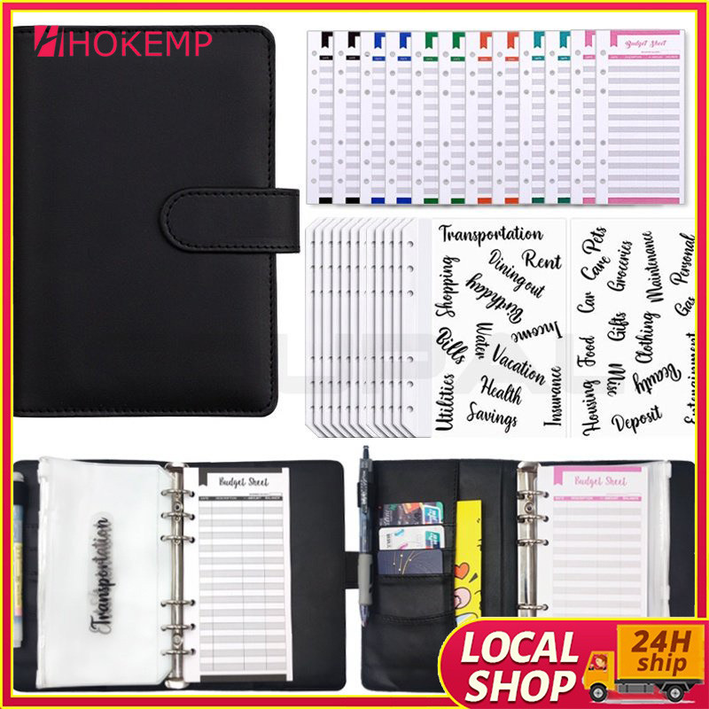 A6 Photocard Binder Budget Money Organizer Wallet School File Organizer ...