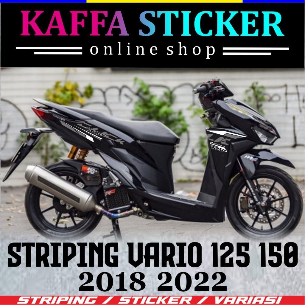 Striping Variation Vario 125 150 New Led Gen 1 Sticker MOTIF Simple ...