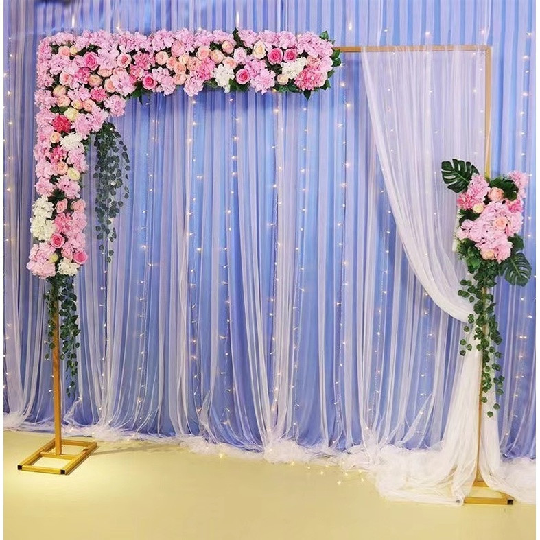 [48 hour shipping]Square golden arches frame metal wedding arch frame ...