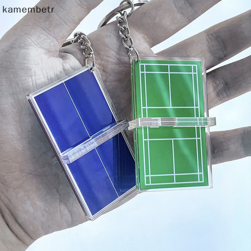 ka Badminton Keychain Souvenir Mini Tennis Pendant Table Tennis Table ...