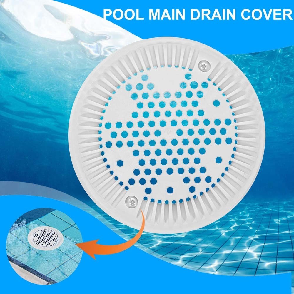 Main Pool Drain Cover Smooth Drainage Strainers Anti-Vortex Pool Drain ...