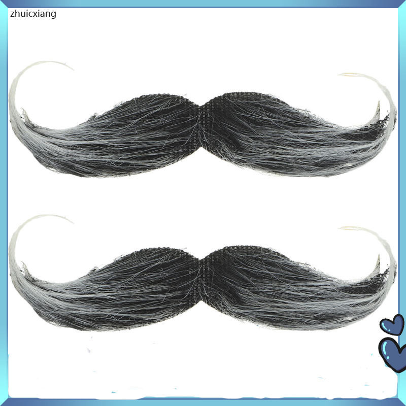 Fake Mustache Beards Halloween Wigs Realistic For Party Artificial Prom ...