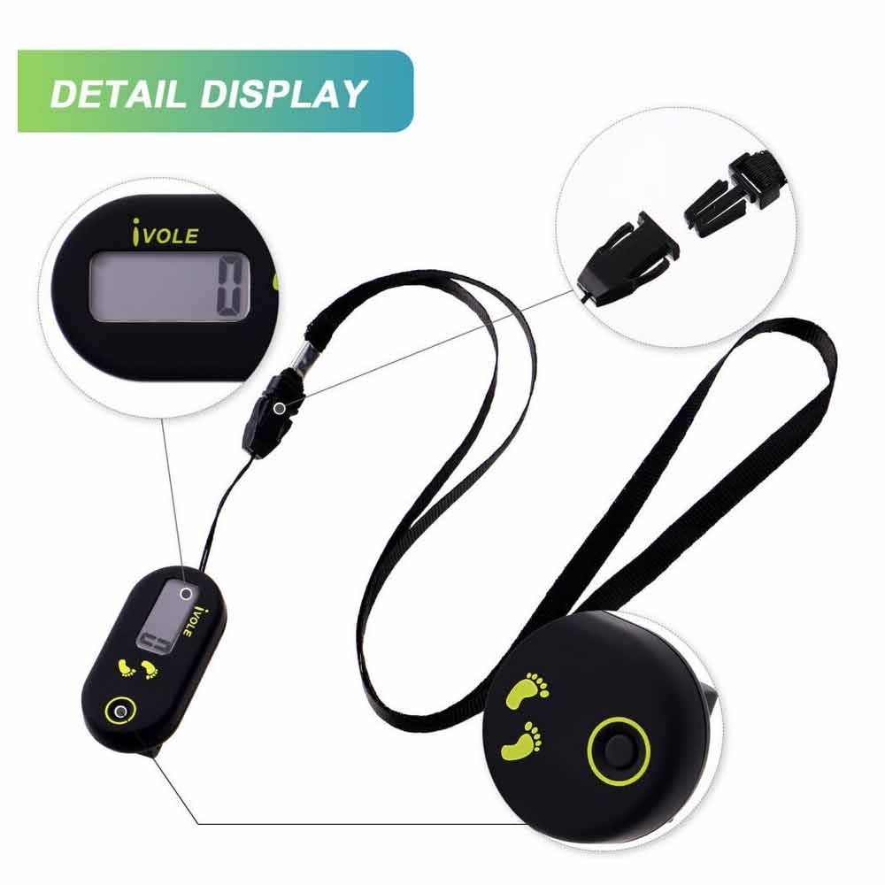 Accurate Track Step Digital Step Counter Simple Walking Pedometer for ... Accurate Track Step Digital Step Counter Simple Walking Pedometer for ...
