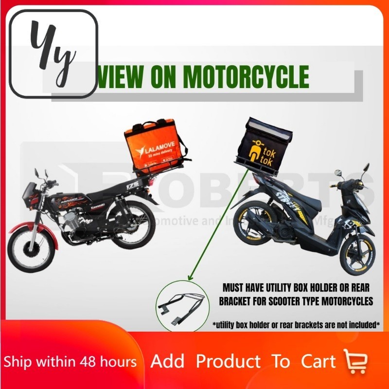 (COD) MOTORCYLE UNIVERSAL DELIVERY CARRIER/RACK/BRACKET FOR LALAMOVE ...