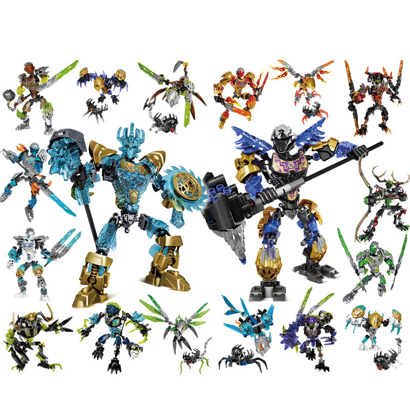 BIONICLE Series Action Figures Building Block Toys Set For K | Shopee ...