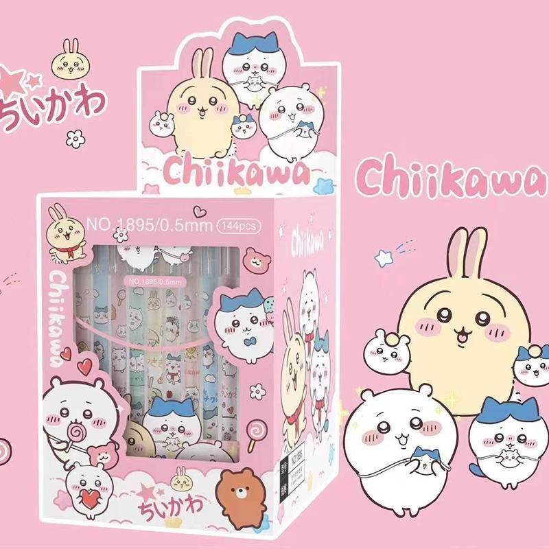 6Pcs/lot Chiikawa Hachiware Usagi Kurimanjuu Momonga Cartoon Erasable ...