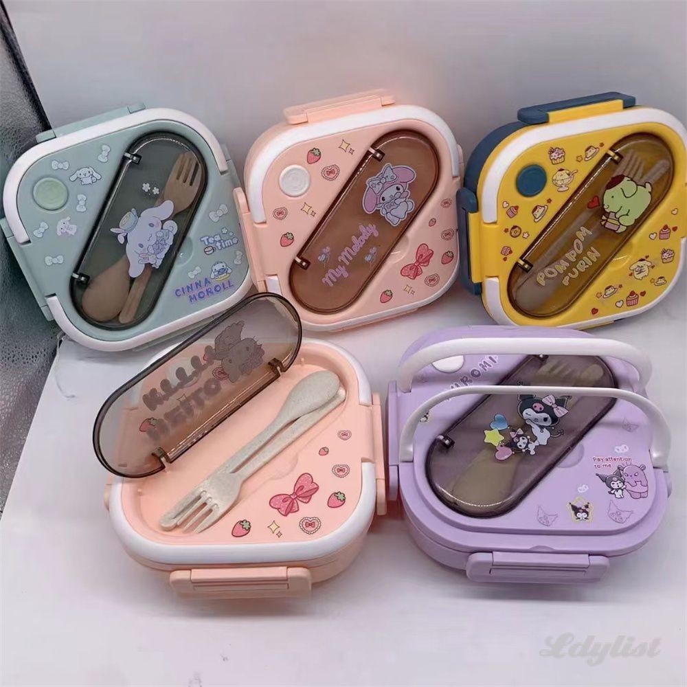 Sanrio Lunch Box Cinnamoroll Single Layer lunch box Portable Picnic ...