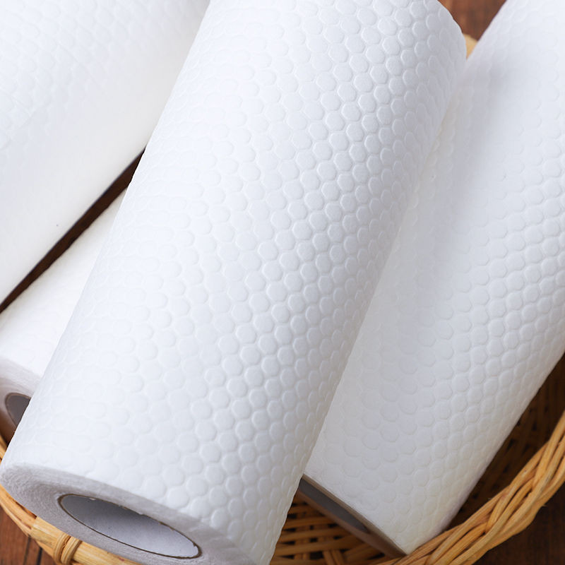 Lazy Rag Kitchen Disposable Rag Small Roll Thickened Dish Towel ...