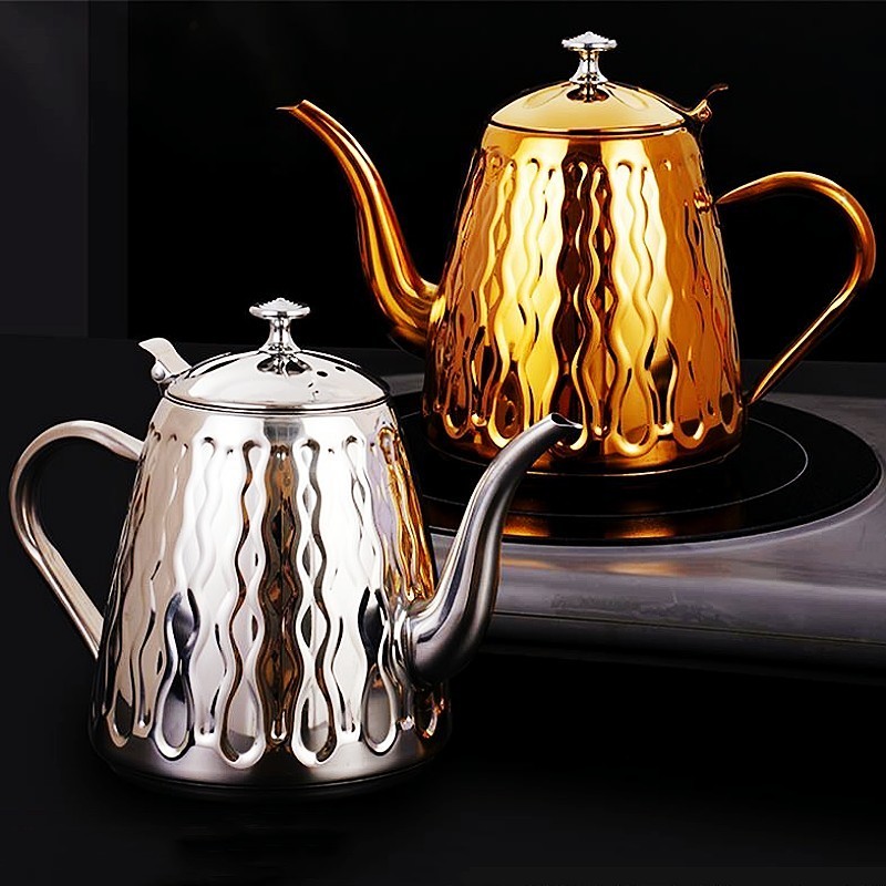 1800ml 304 Stainless Steel Teapot with Filter Easy-cleaning Hotel ...