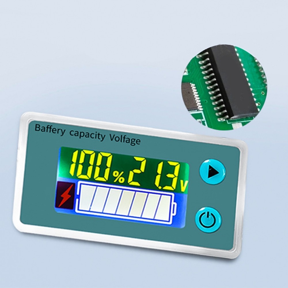 Key Switch and Time Adjustable Digital Voltmeter for Lithium Iron Acid ...