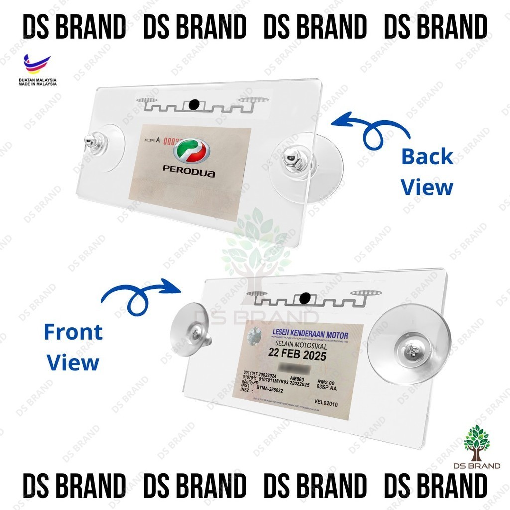 NEW 2in1 e-LKM QR Code Roadtax / New 2024 Roadtax + RFID Holder ( Car ...