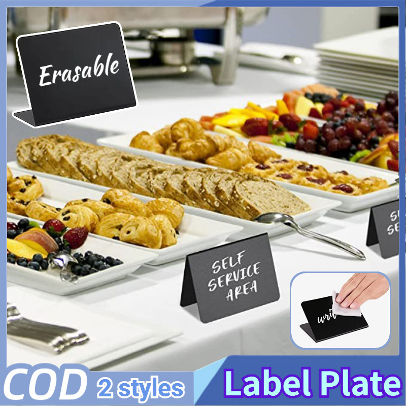 Mini Chalkboard 10pcs Reusable Parties Food Signs Price Tags Weddings ...