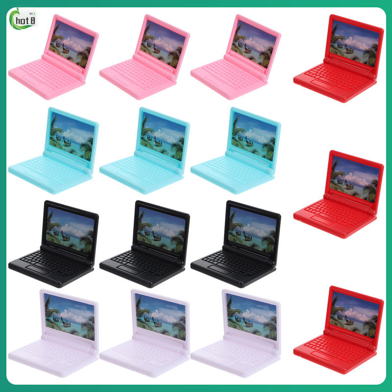Miniature Computer Baby Doll Toy Laptop Model Stuff Dollhouse 15 Pcs ...