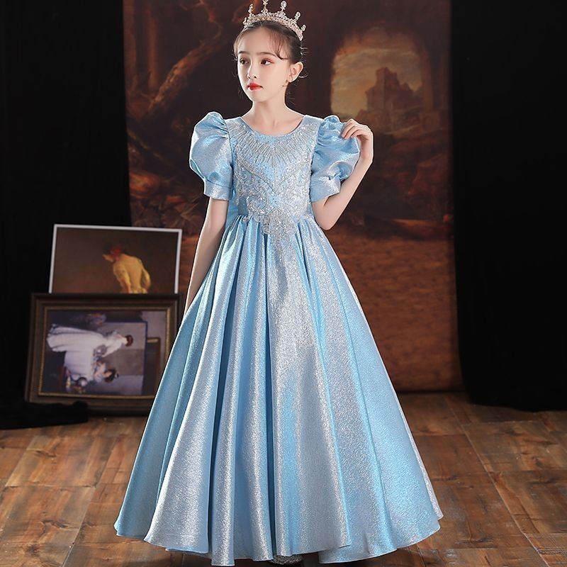 Girls' Walk Show Evening Dress Children's Dress Princess Dress Pink ...
