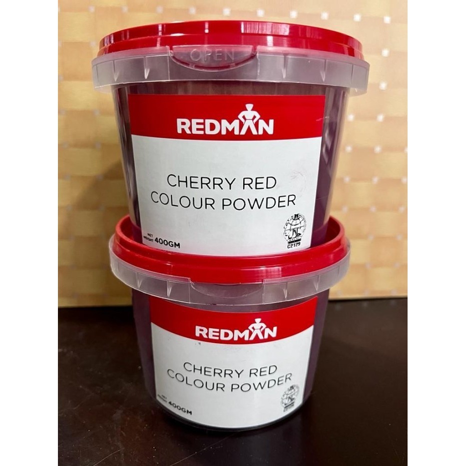 MERAH Redman Cherry Powder 50gr Red Color Red Food Cake Coloring ...