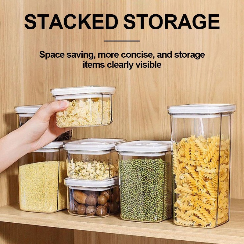 Food Storage Container Twist Lock Airtight Container Leakproof Food ...