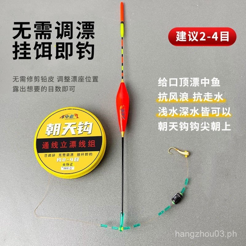 Vertical Float Hook Wire Group Single Hook Traditional Fishing Suit ...