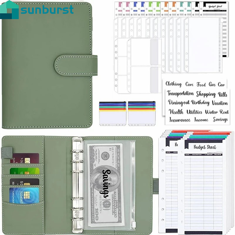 Binder Budget Planning Notebook Set - Family Financial - Money Saving ...