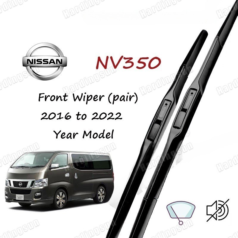 Nissan NV350 Front Wiper Blade 16+22 Set/Pair for 2016 to 2022 model UR ...
