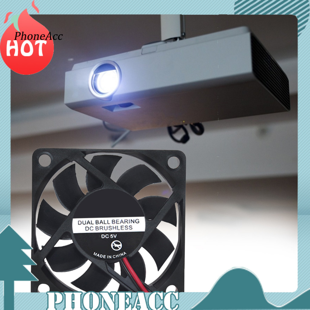 6015 Cooling Fan Quiet Ball Bearing Plastic DC Case Cooler Fan for ...