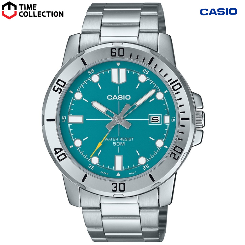 Casio Mtp Vd01d 3e2 Analog Stainless Steel Strap Watch For Men Shopee Philippines