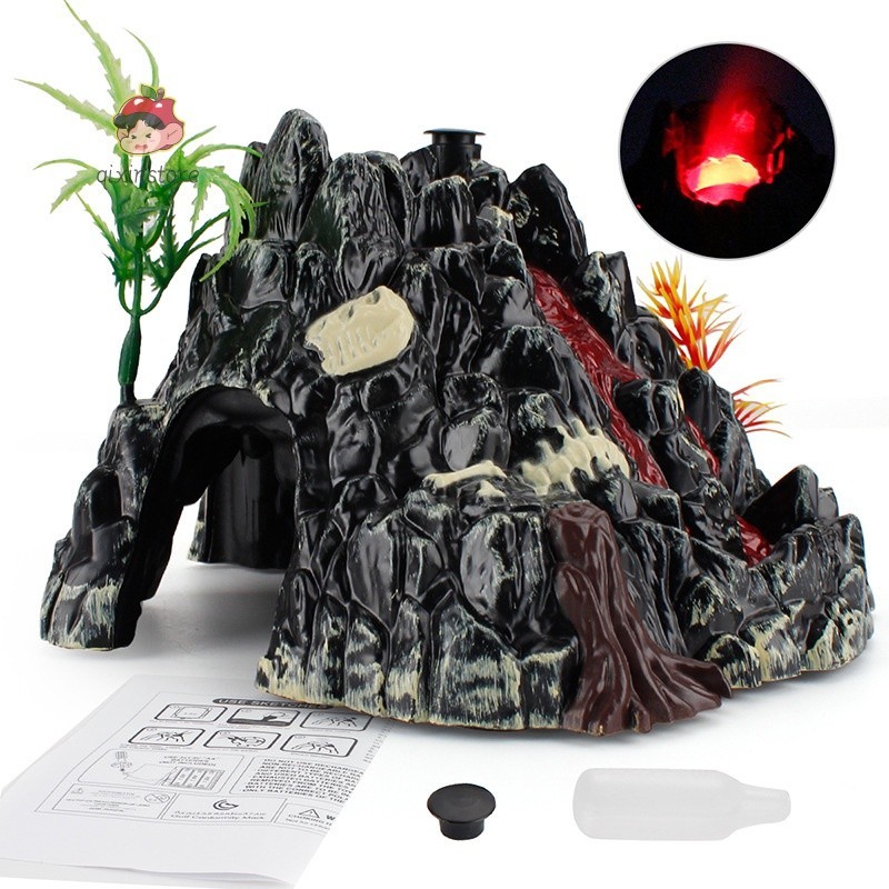 Children's Simulation Volcanic Eruption Model Electric Spray Light ...