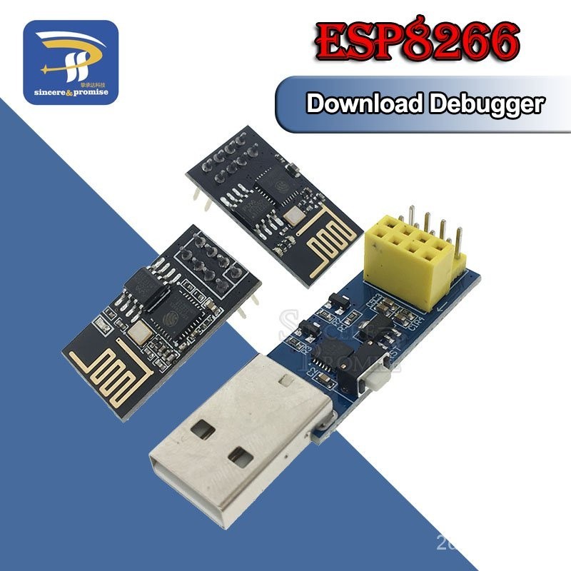 RQ+Nodemcu CH9102 ESP-01/ESP-01S WIFI Module Adapter Download Debug ...