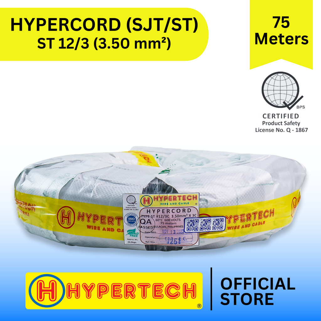 Hypertech HYPERCORD # 12/3 75meters ST Type (Royal Cord) Pure Copper ...