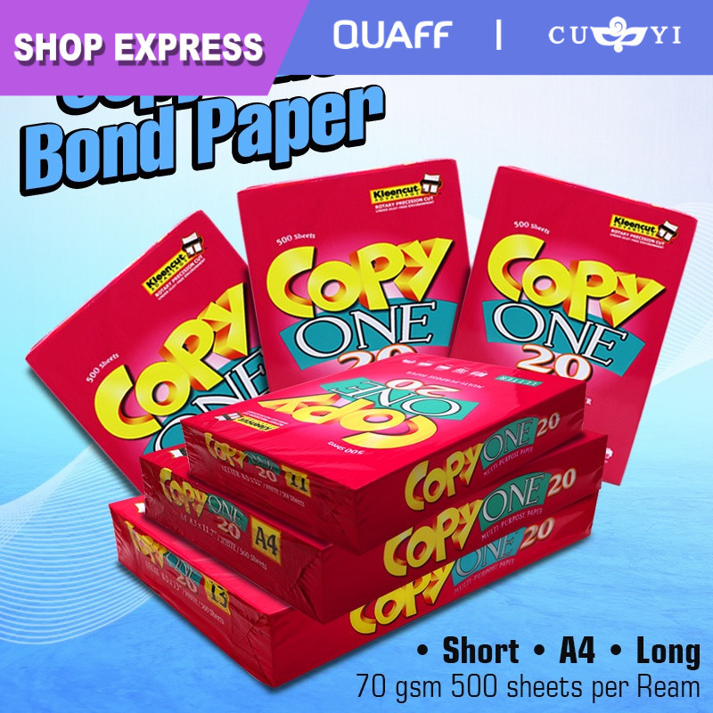 Shop 1 ream bond paper for Sale on Shopee Philippines