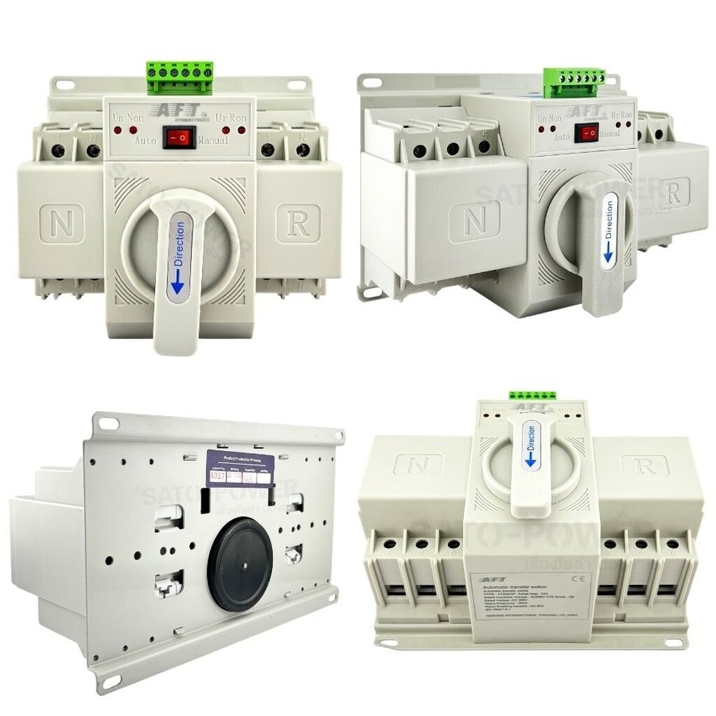 AFT ATS Automatic Transfer Switch | 2P 3P 4P 63A Toggle Power Supply ...