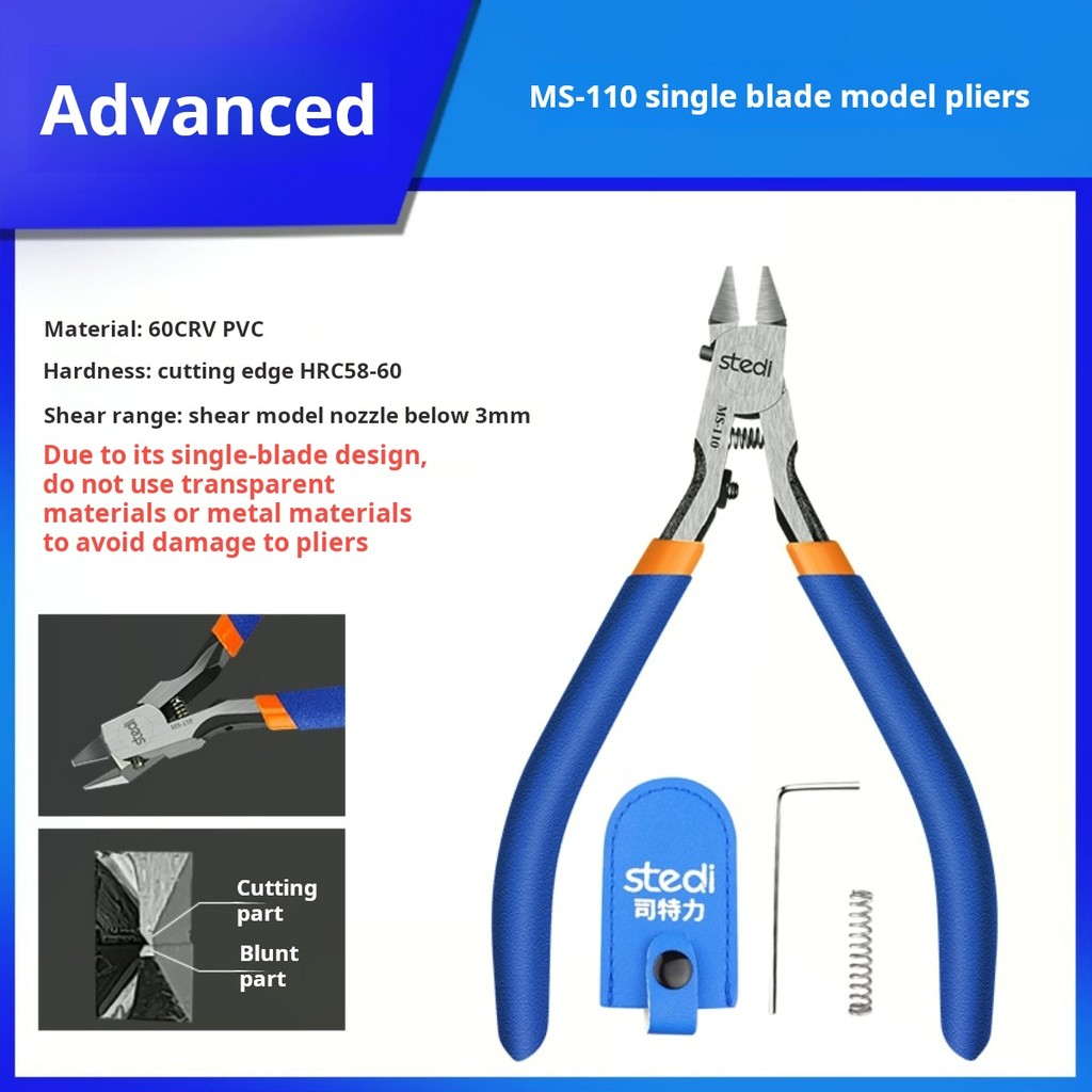 Stedi MS-110 Single-edge Cutting Pliers for Gundam Gunpla GK DIY Mecha ...