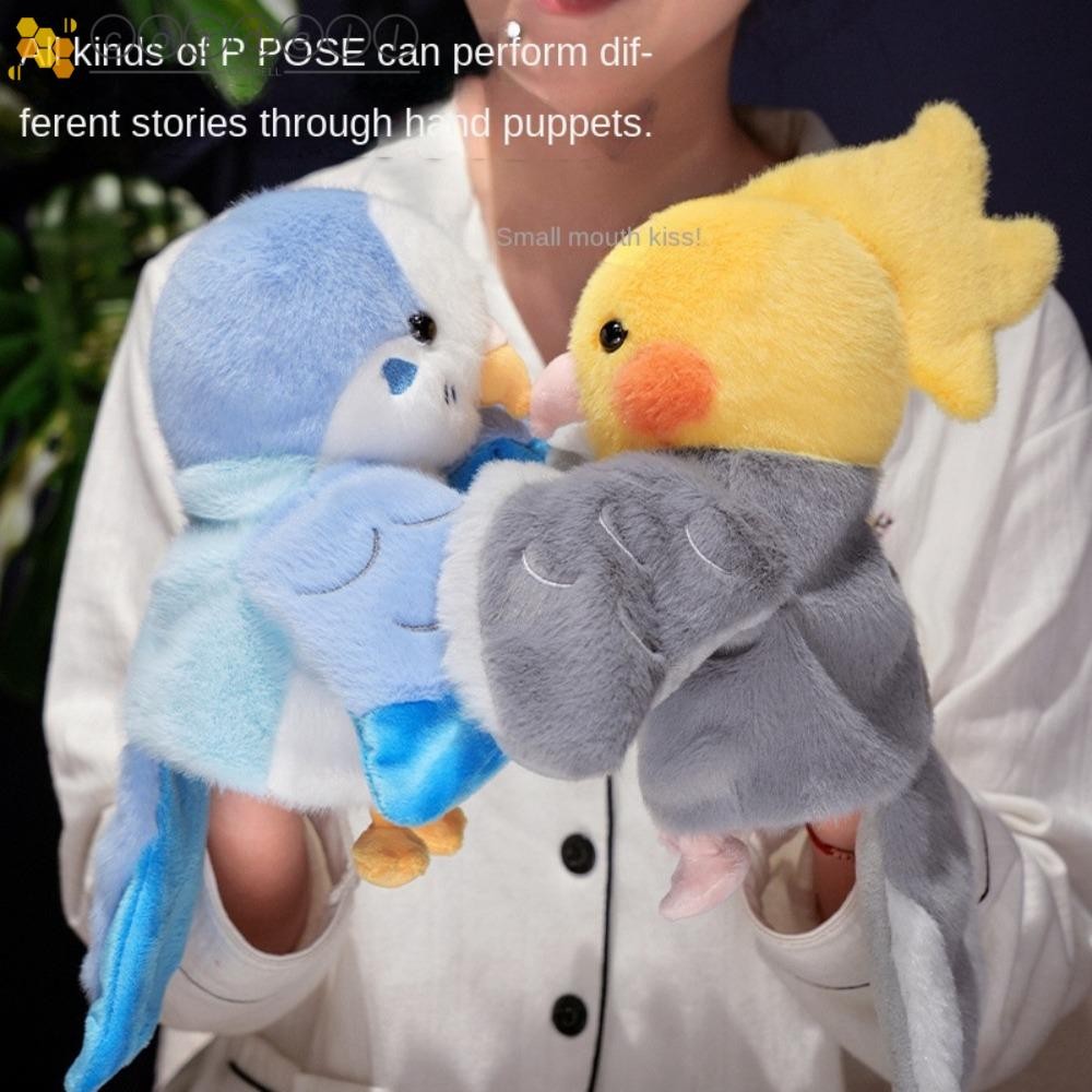 CORDELL Bird Soft Stuffed Toy Doll, Parent-child Interactive Cockatiel ...