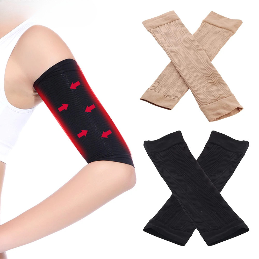 1pair Upper Arm Compression Sleeves, Women Arm Shapers, Compression Arm ...