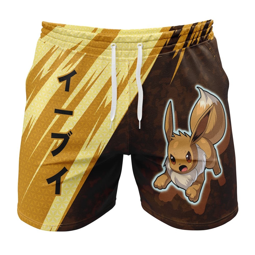 Eevee Attack Pokemon Gym Shorts | Shopee Philippines