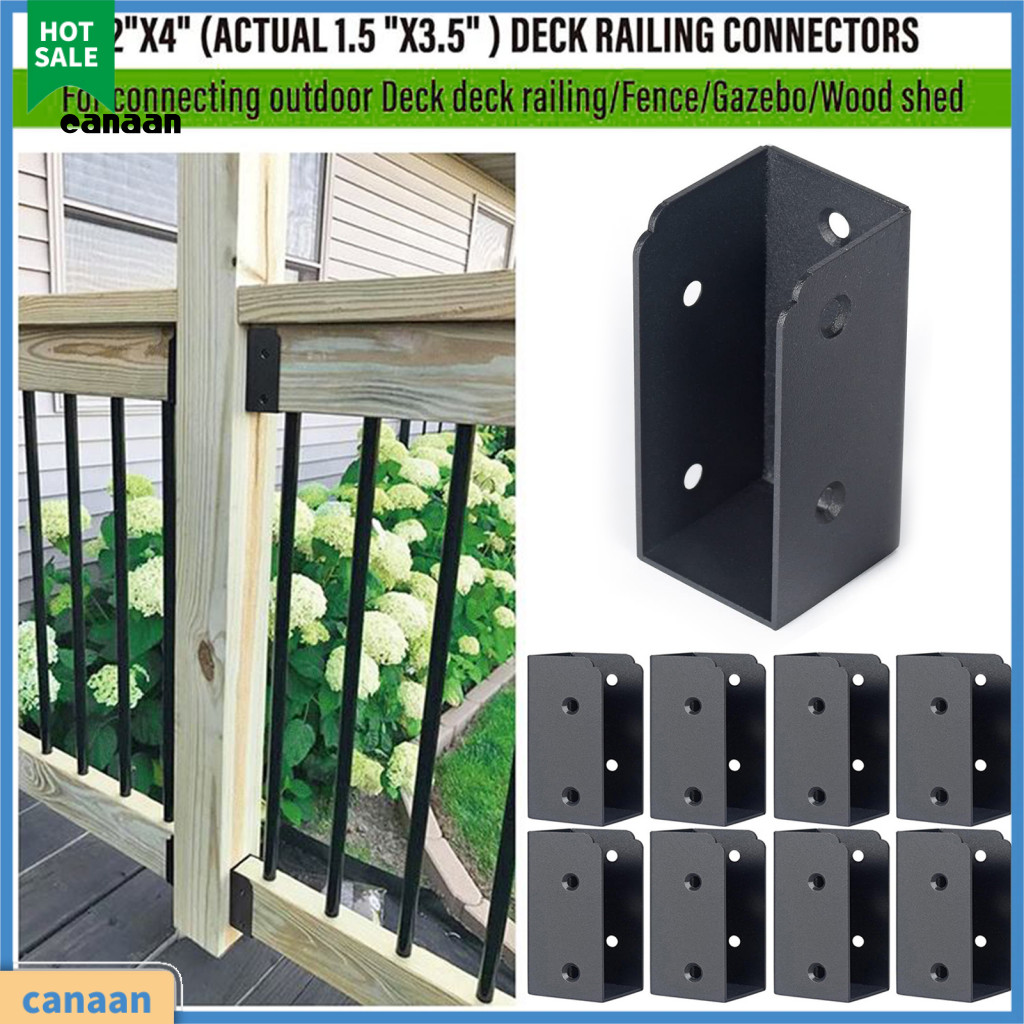 canaan| Deck Railing Connector Waterproof Deck Connector 8pcs Stainless ...