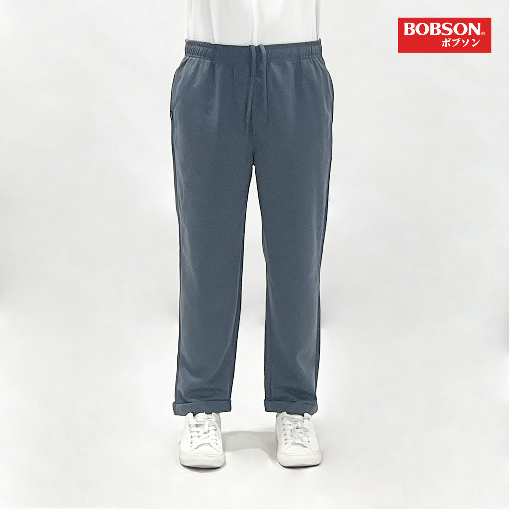 Bobson Japanese Men's Basic Non-Denim Jogger Pants Mid Waist 174260-U (charcoal gray) | Shopee ...