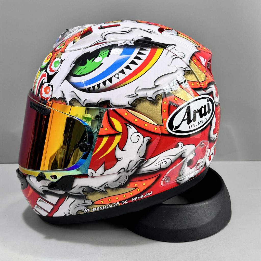 ARAI RX7X Red Lion Full Face Helmet Arai Full Face Helmet Arai Riding ...