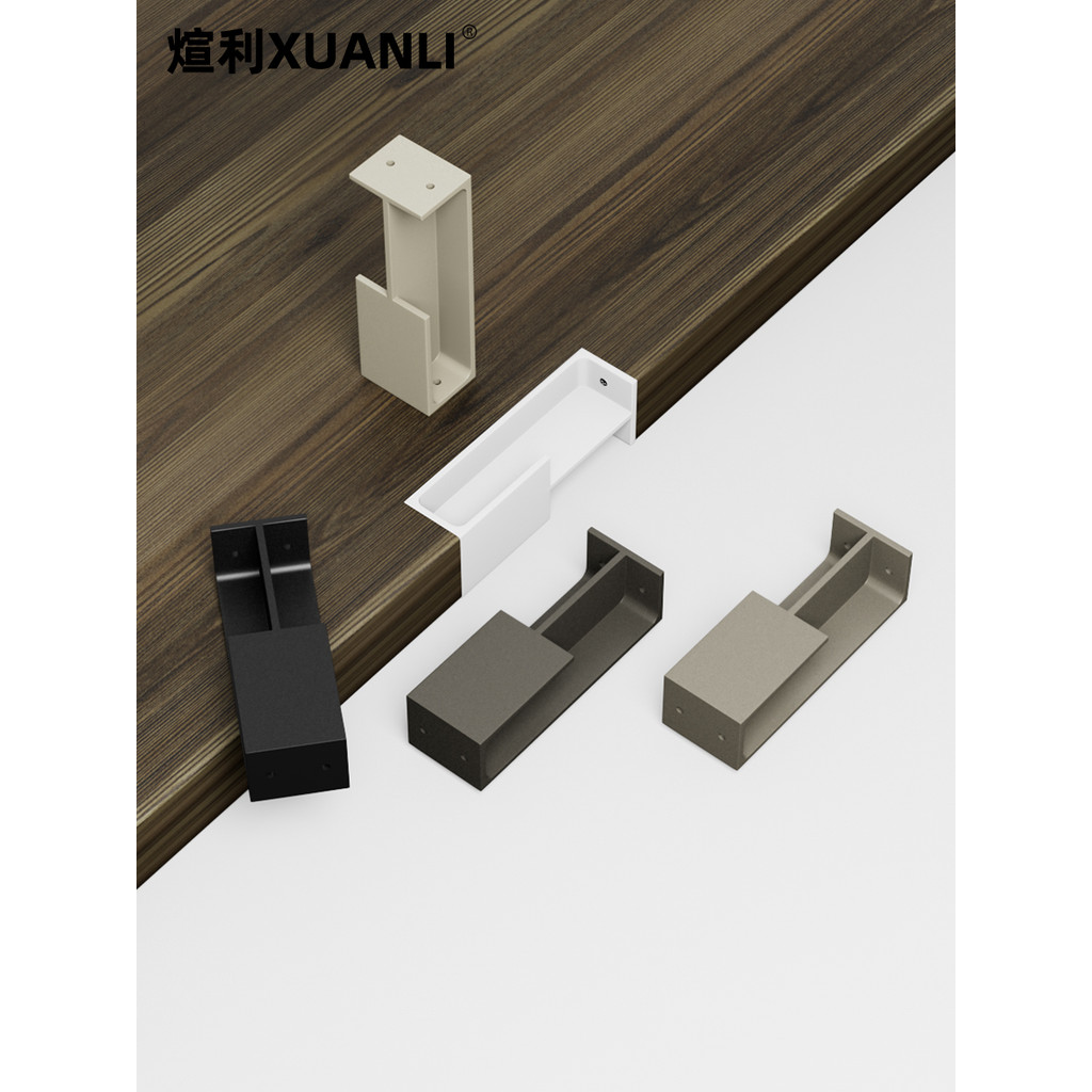 Xuanli Pocket Door Handle Embedded Side Mount40/45/50Solid Wood Barn ...
